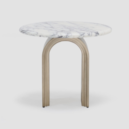 Shop Inka Snow Plum Marble Coffee Table | Al Huzaifa Furniture UAE