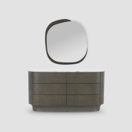 Shop Danica Dressing Table With Mirror | Al Huzaifa Furniture UAE